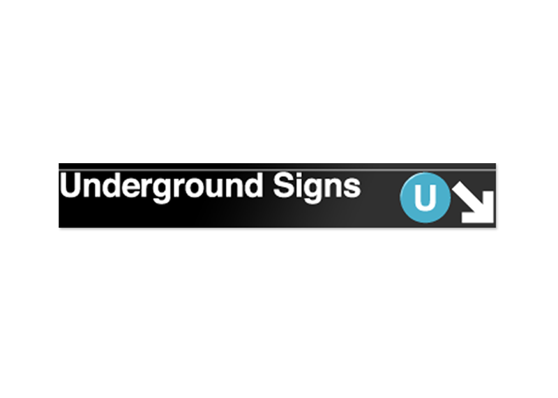 Underground Signs NYC - Brooklyn Navy Yard